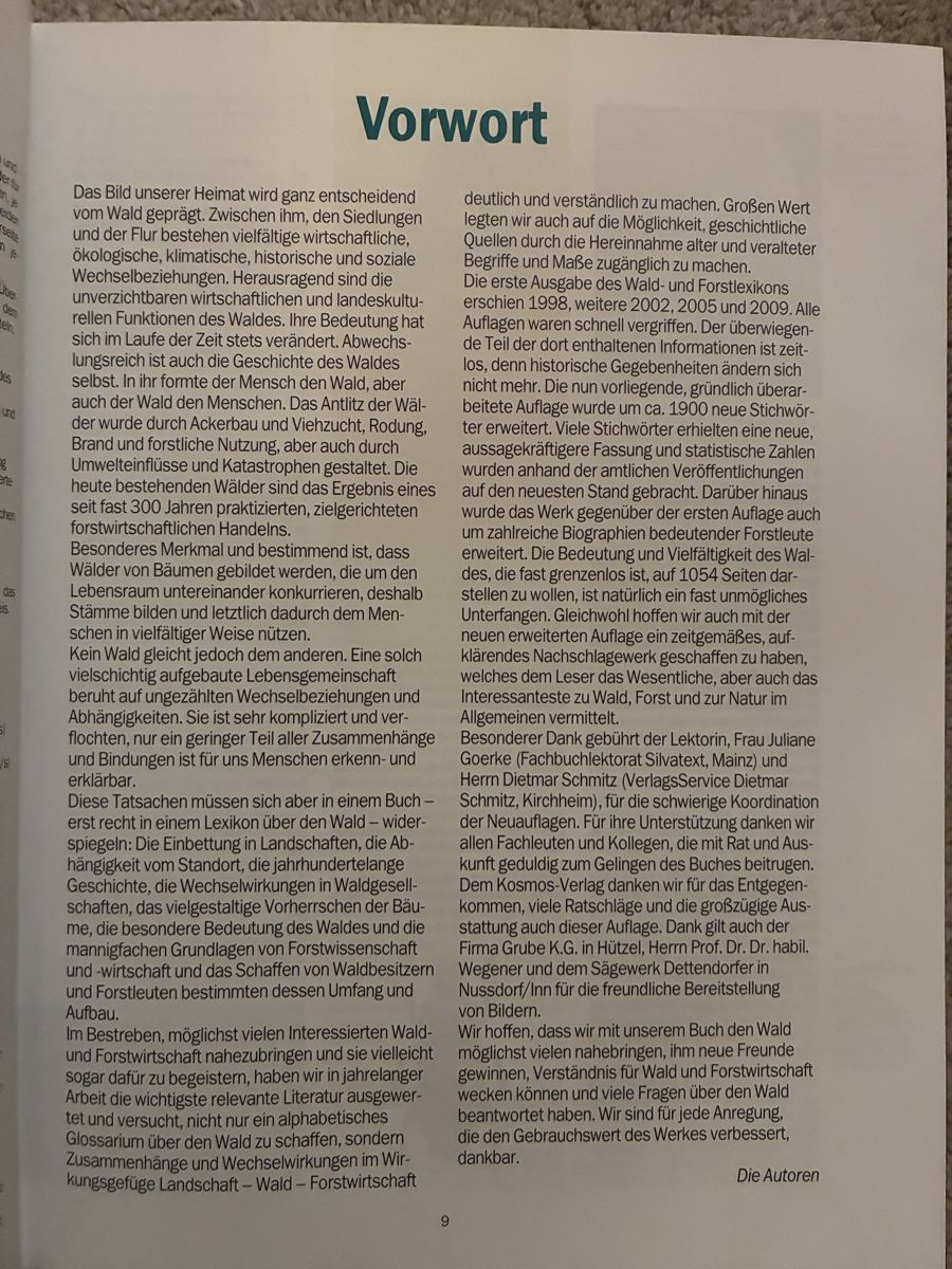 Kosmos Wald- & Forstlexikon, neuwertig 🌳📚🌲 (Neu (gemäss Beschreibung ...