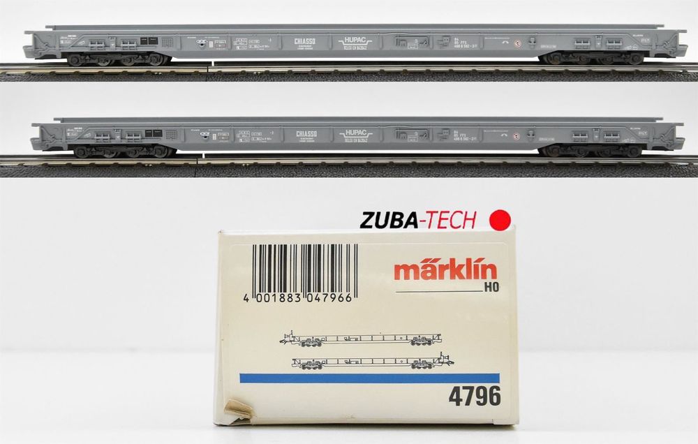 Märklin 4796 2x RoLa-Wagen Hupac H0 WS | Kaufen auf Ricardo