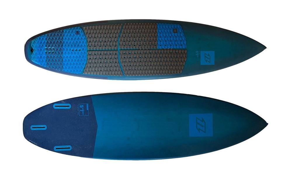 Kite Surfboard North Wam 2017 5'7 inkl Boardbag, Finnen, Pad (Gebraucht ...