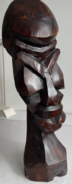 Vintage Afrikanische Skulpturen Männlich Holz Figur | Kaufen auf Ricardo