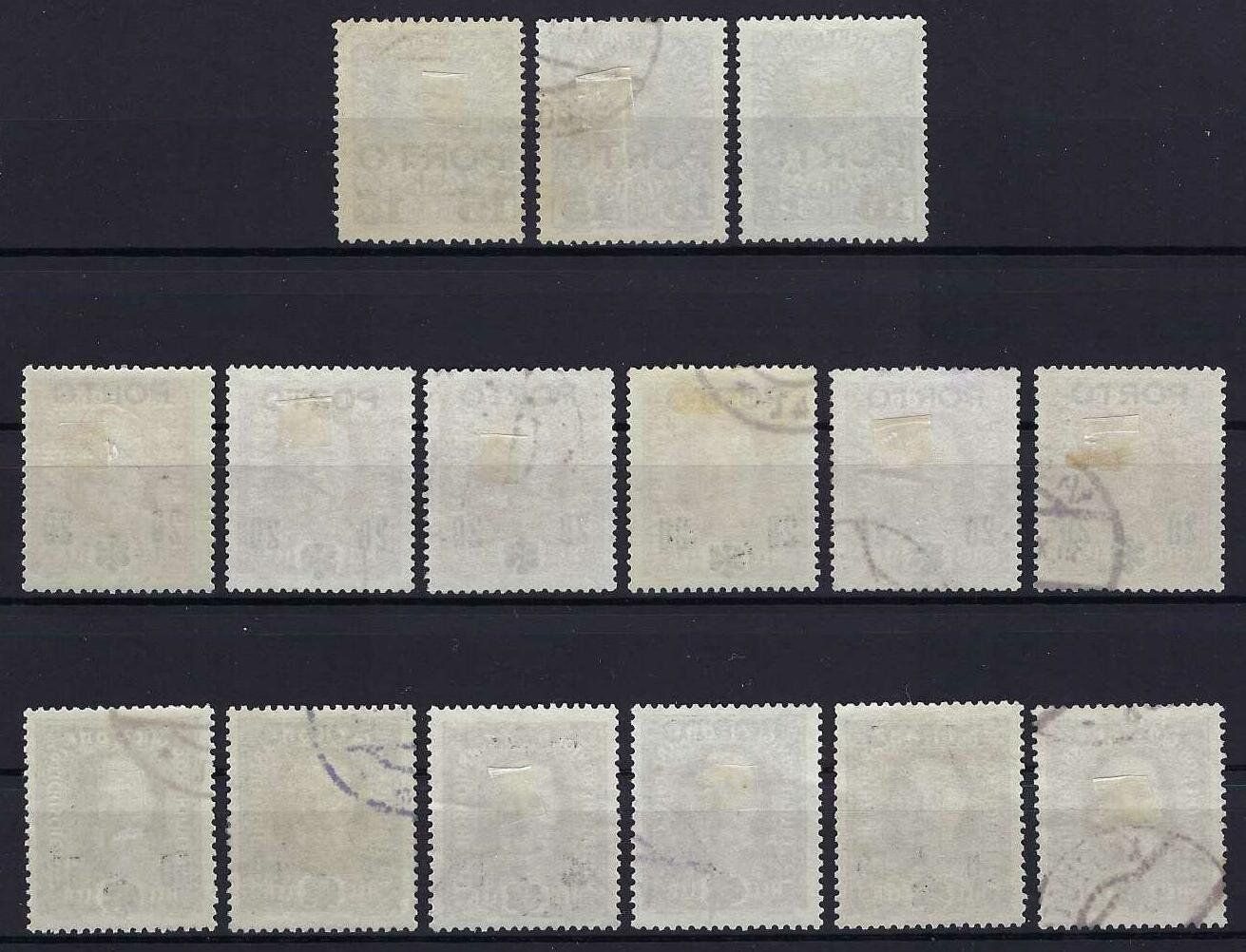 Österreich Portomarken, verschiedene Werte gest. (Gebraucht) in ...