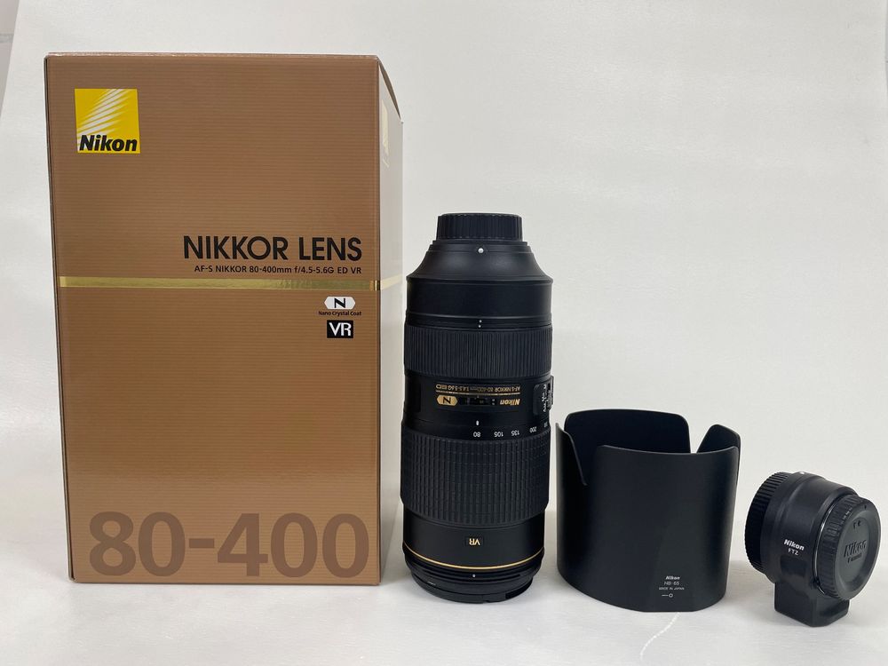 Nikon 80-400mm f/4.5-5.6G ED VR mit FTZ Adapter für Nikon Z (Gebraucht ...