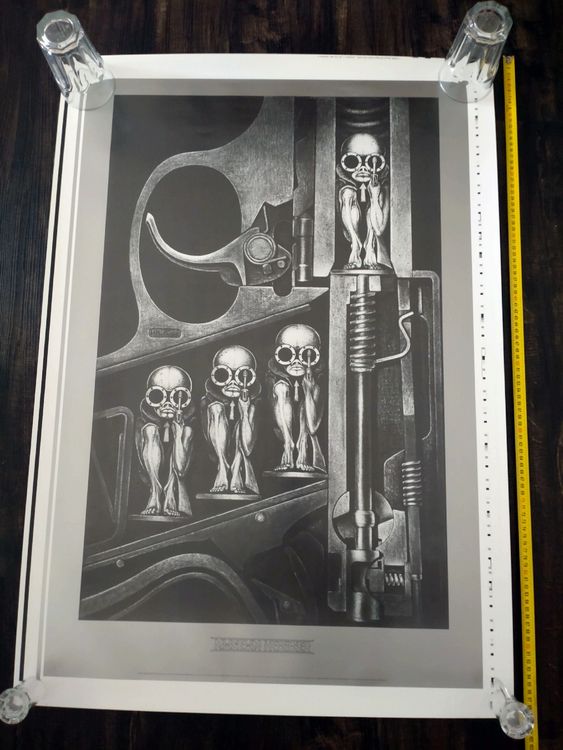 HR Giger Museum Poster "Birthmachine" 70x100 (Neu (gemäss Beschreibung ...