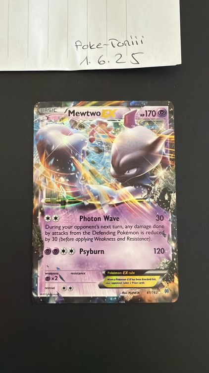 Pokemon Mewtwo EX aus Breaktrought 2016 (Gebraucht) in Frauenfeld für ...