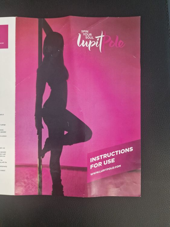 Lupit Pole Stange mit Matte + Swarovski bling;) wie neu! (Gebraucht) in ...