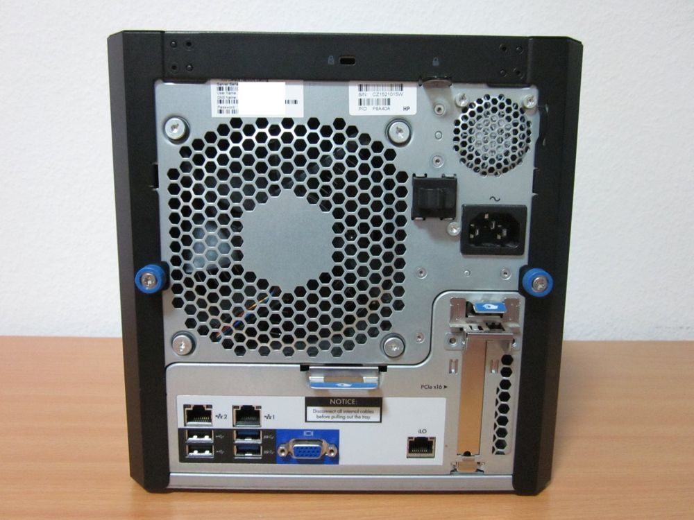 HP ProLiant MicroServer Gen 8, DDR3 16GB SSD 180GB+ 4 HDD 4T | Kaufen ...