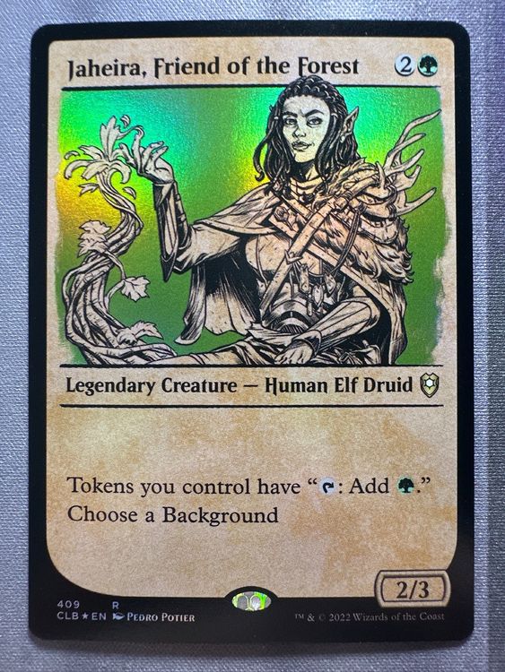 Jaheira, Friend of the Forest FOIL Variant 409 Baldurs Gate (Neu ...