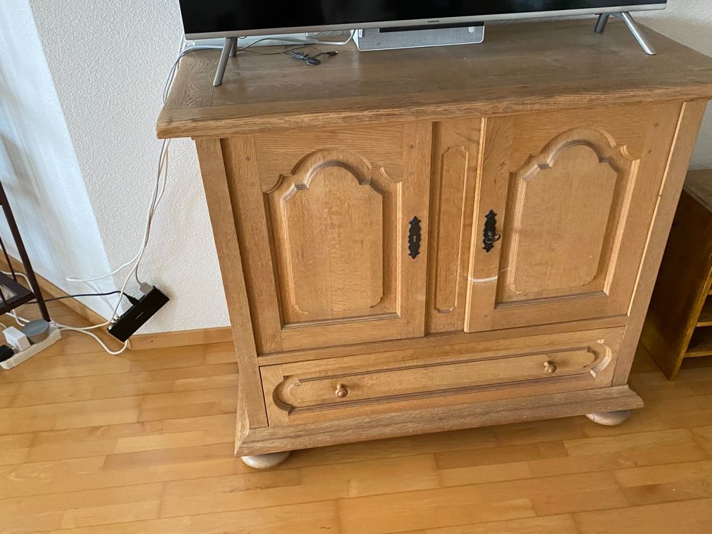 Wunderschãne Fernsehschrank Eiche Rustikal Bilder