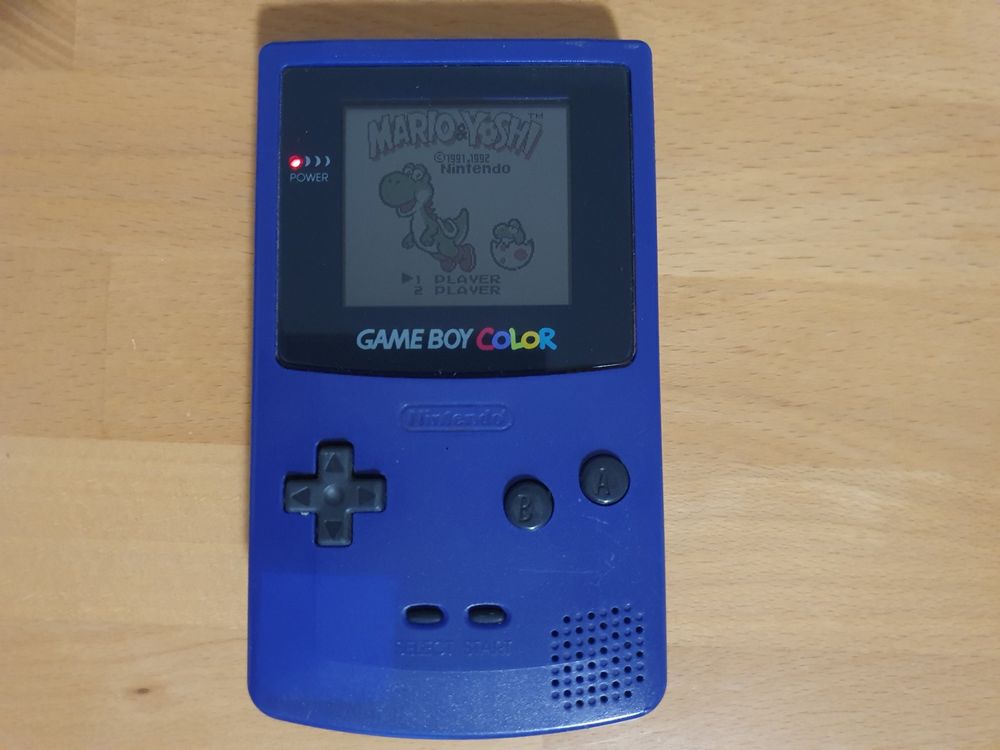Game Boy Color Violet + 1 jeu / Mario et Yoshi | Kaufen auf Ricardo