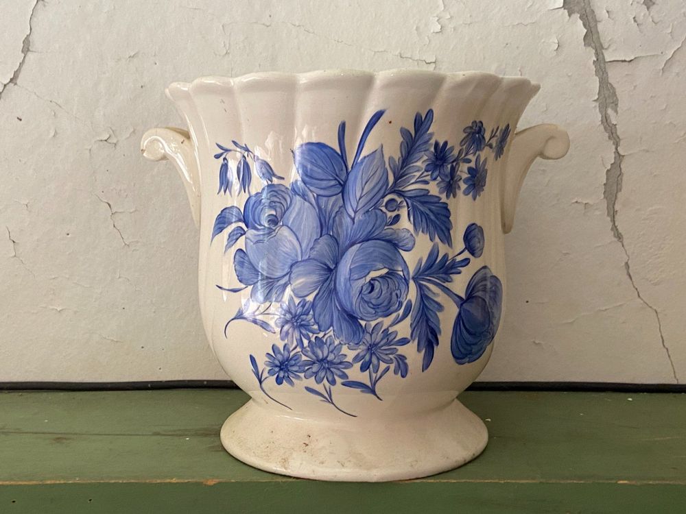 grand cache pot GIEN france signé may.k.notzli | Acheter sur Ricardo