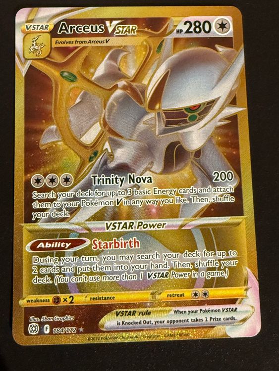 Arceus VSTAR (BRS 184) (Gebraucht) in Muri AG für CHF 7 – mit Lieferung auf Ricardo kaufen