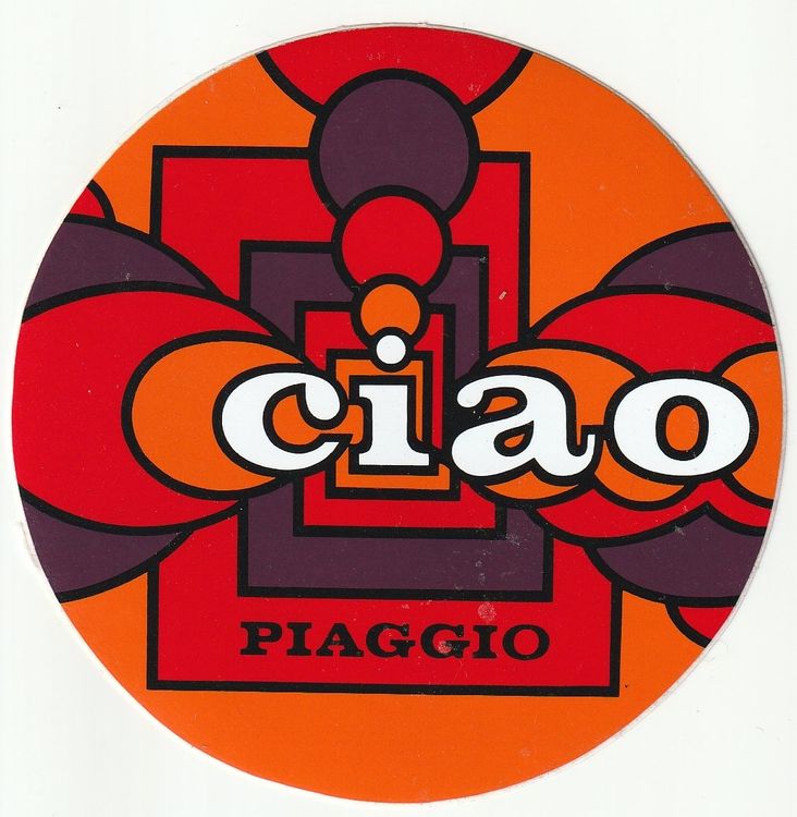 Stickers Ciao Piaggio Vintage Années 70 Neuf | Kaufen auf Ricardo