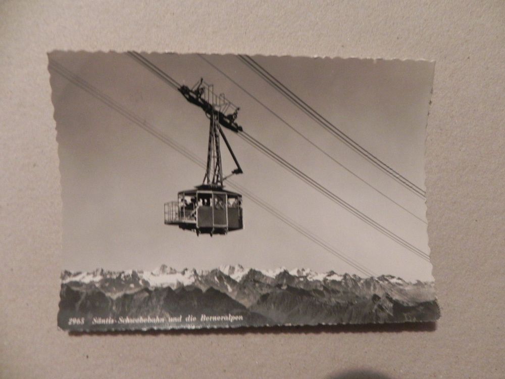 Karte Schwebebahn Säntis App. Bahn 1956 (Gebraucht) in Siebnen für CHF 8.1 – mit Lieferung auf ...