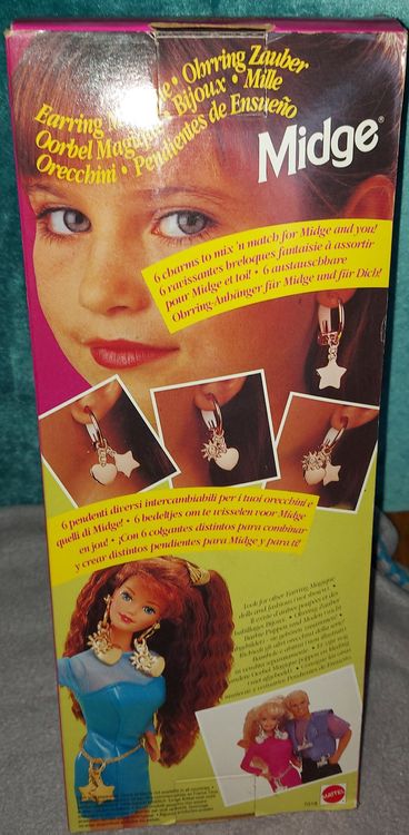 Barbie:MIDGE "Earring Magic",1993,NEUVE (Neu und originalverpackt) in ...