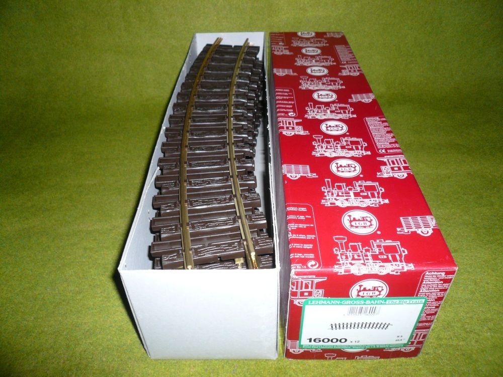 12 x gebogenes Gleis R3 22,5° Artikel Nr. 16000 (Neu (gemäss ...