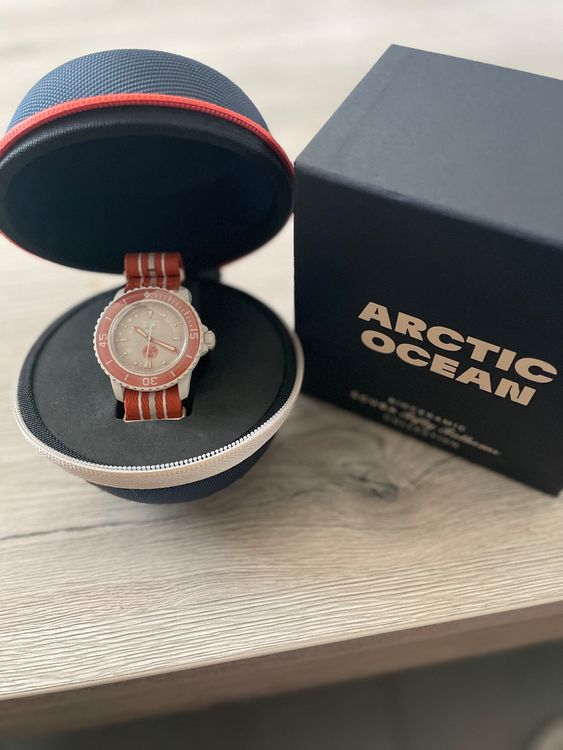 Swatch x Blanc Pain Scuba Fifty Fathoms 51 Ocean Arctic (Neu und originalverpackt) in Lommiswil ...