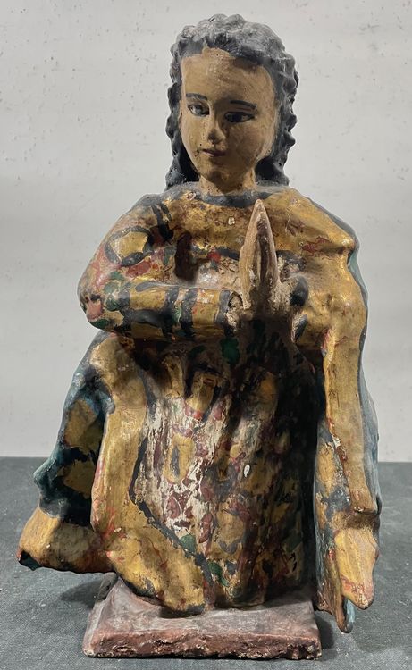 Antike Heilige Barock geschnitzte Holz Skulptur (Gebraucht) in Root für CHF 85 – mit Lieferung ...