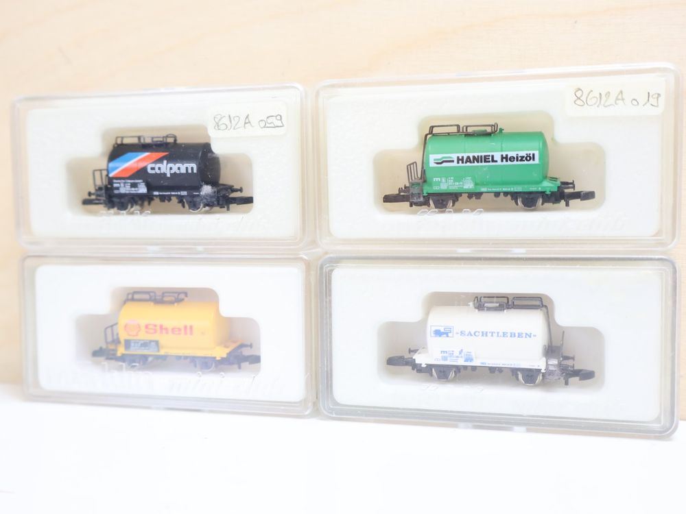 Märklin mini club 4 x Kesselwagen - sehr seltene Modelle (Gebraucht) in ...