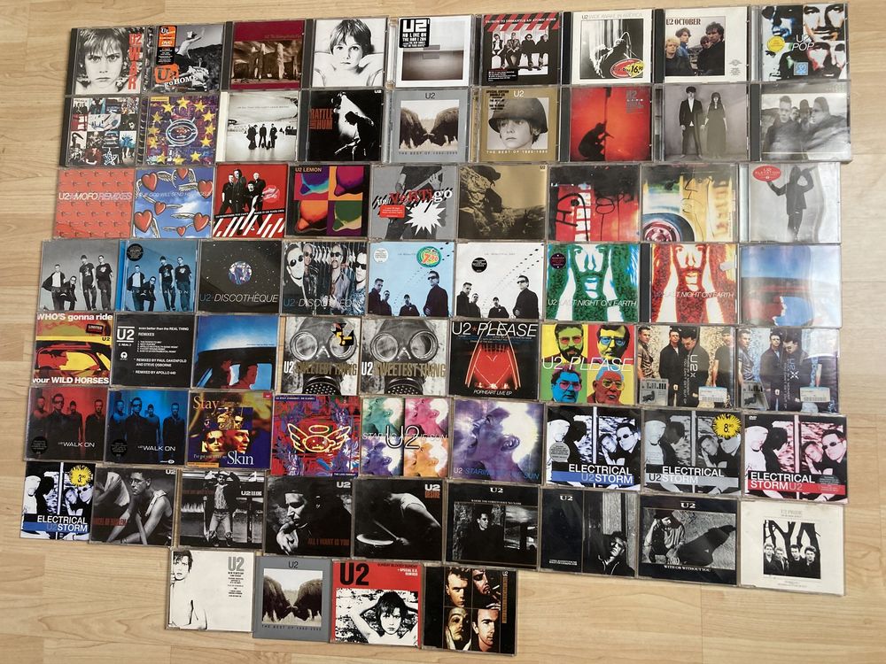 U2 67x CD Sammlung Album/DVD/Maxi/Singles DE/EU/UK/USA/AUS | Kaufen auf ...