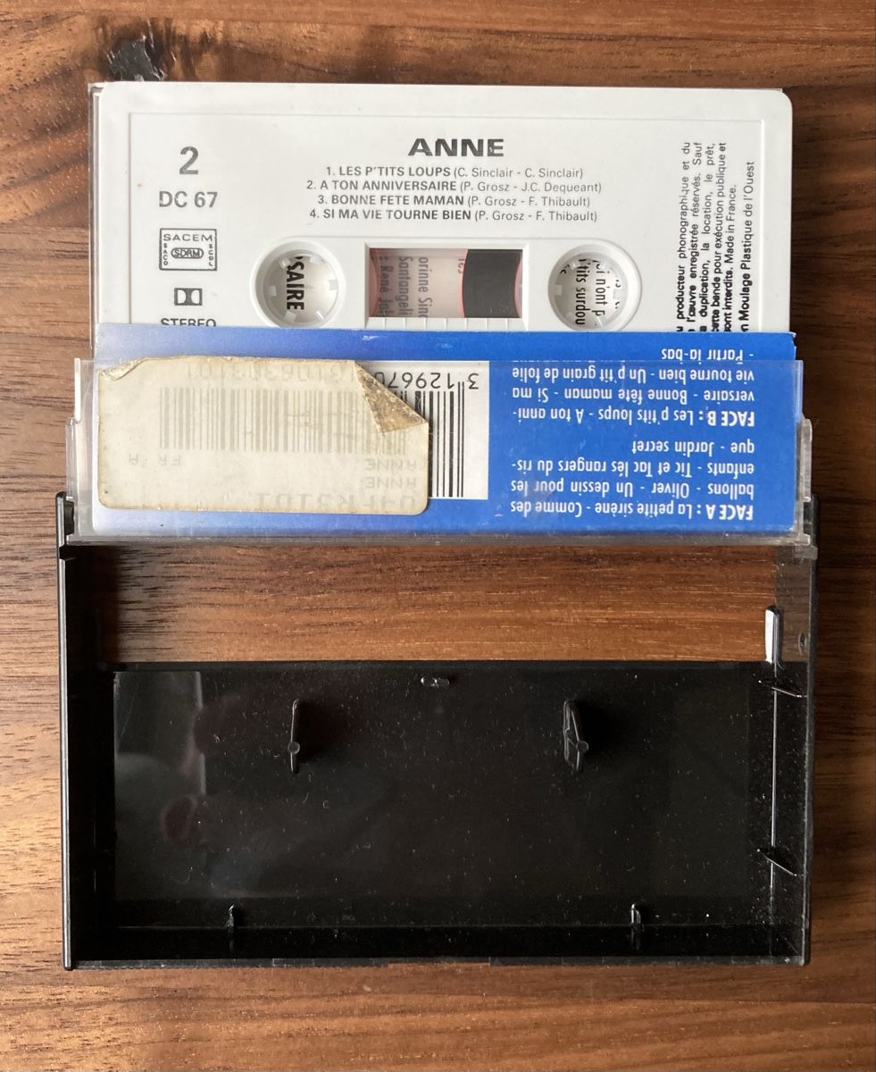 Cassette Audio Anne - Disney 🎵 Enfants Nostalgie Été (D'occasion) à ...