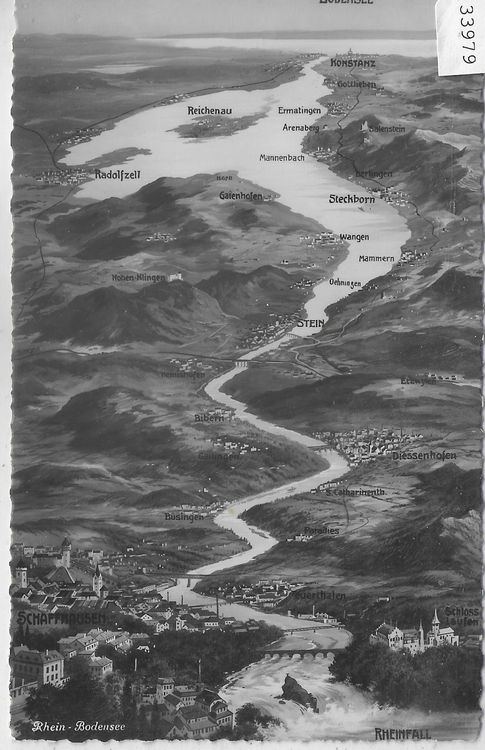 Rheinfall - Bodensee - Panorama Relief (Gebraucht) in Ettingen für CHF ...