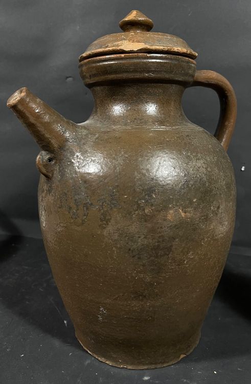 Antike Grosse Keramik Krug mit deckel (Gebraucht) in Root für CHF 5 – mit Lieferung auf Ricardo ...