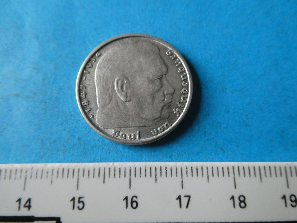 Dt. Reich 1938 B, 2 Reichsmark - Silber | Kaufen auf Ricardo