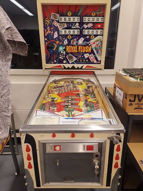 Royal Flush Flipper Pinball Gottlieb 1976 (Gebraucht) in Büttikon AG ...