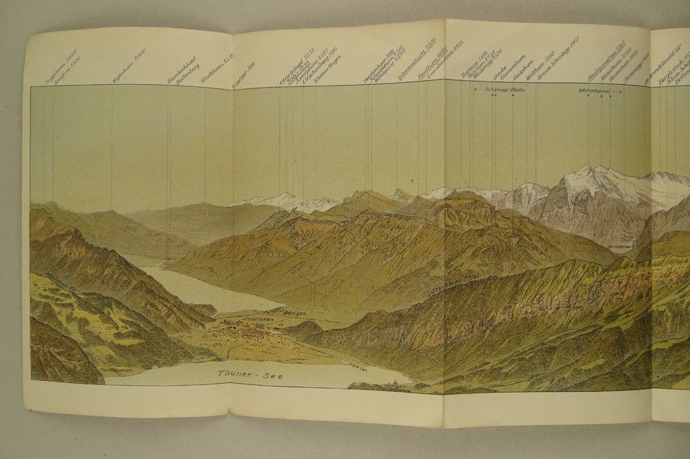 PANORAMA NIESEN & DIE BERNER HOCHALPEN, 1910 | Kaufen auf Ricardo