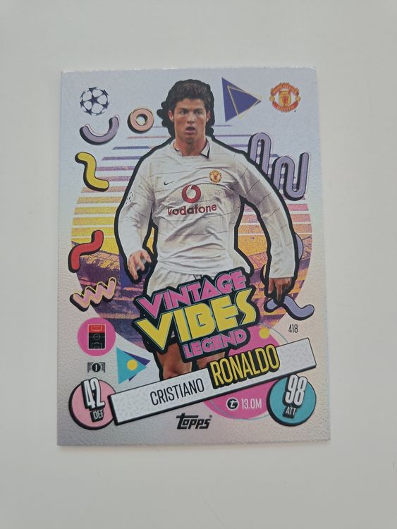 Topps Match Attax 2024/25 Vintage Vibes Legend - CR7 | Acheter sur Ricardo
