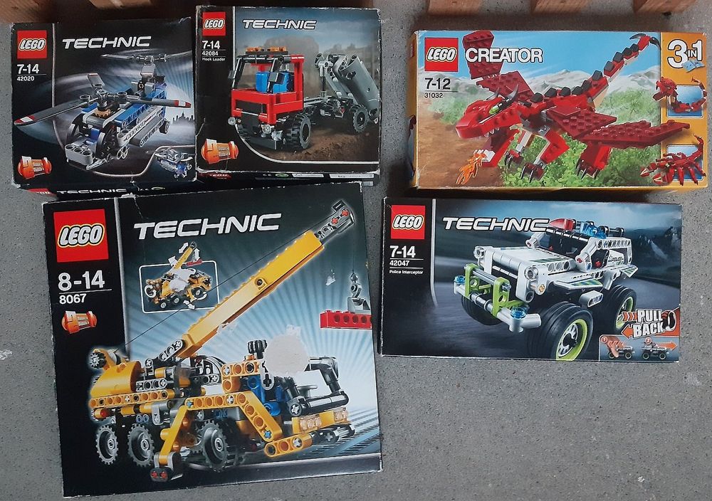 5 LEGO Sets (31032,8067,42020,42047,42084) (Gebraucht) in Hochdorf für ...