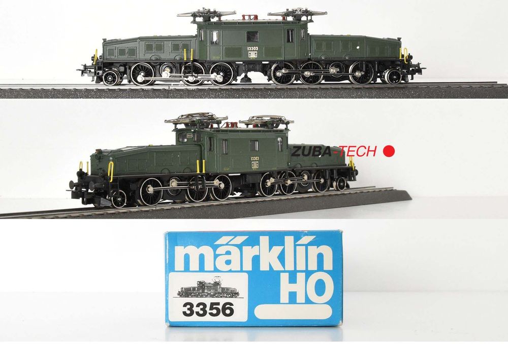 Märklin 3356 E-Lok Be 6/8 III Krokodil SBB H0 WS Analog OVP | Kaufen ...