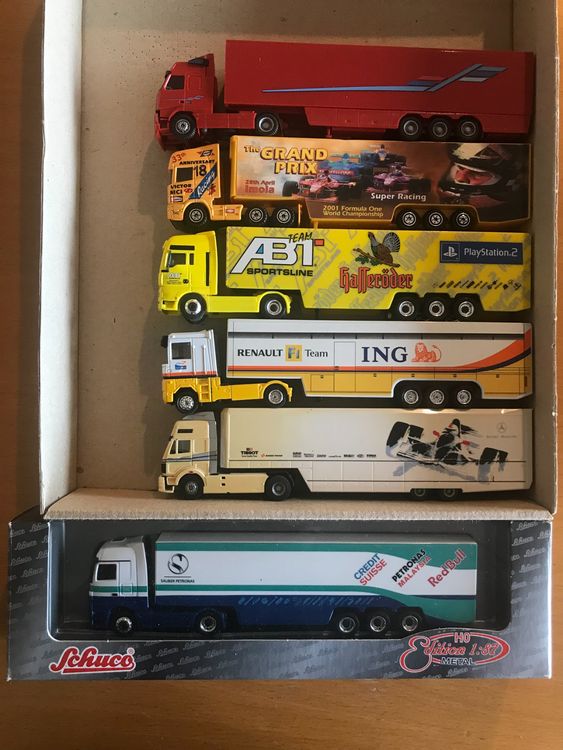 6x Sammlung Sattelschlepper LKW Racing u. a. Sauber Petronas (Gebraucht) in Luzern für CHF 60 ...