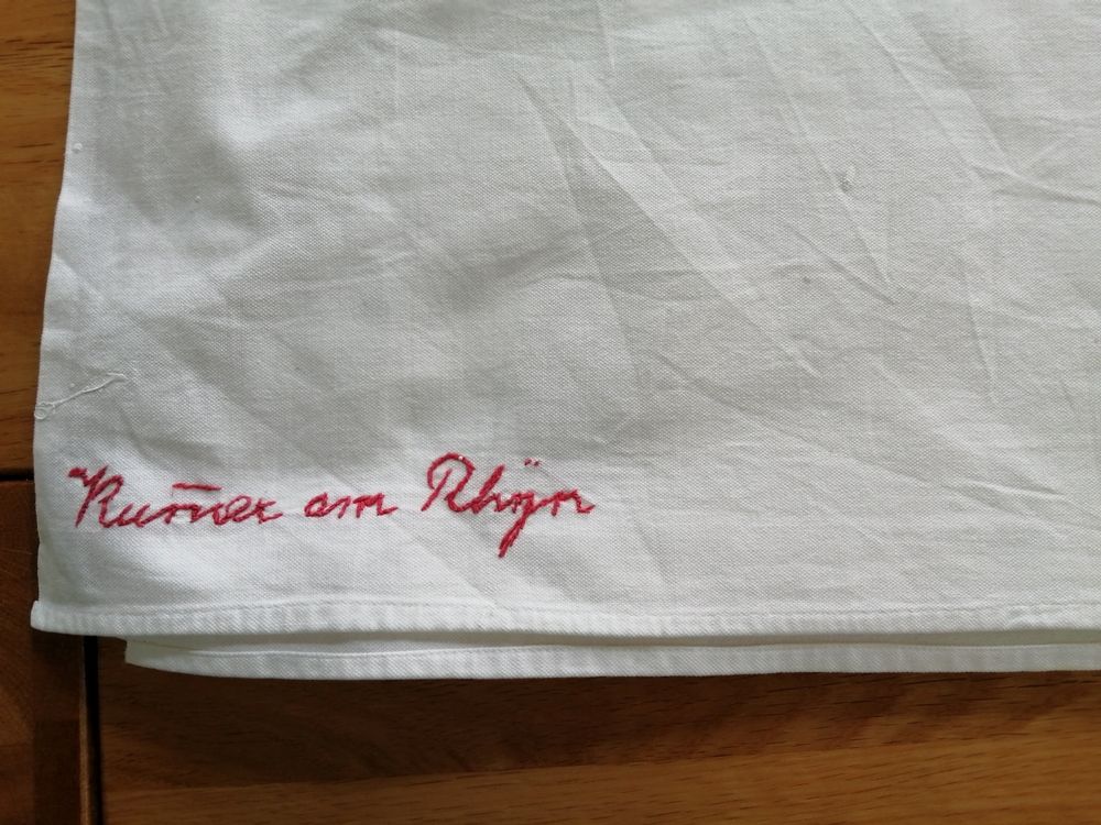 Bettwäsche Leinentuch "Rütner am Rhijn für Pfadi, Zelt etc (Gebraucht ...