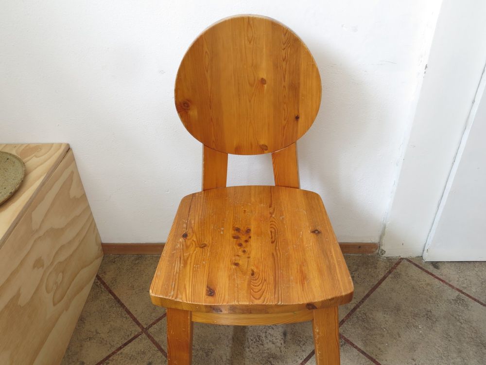 Chaise dossier rond en bois | Kaufen auf Ricardo
