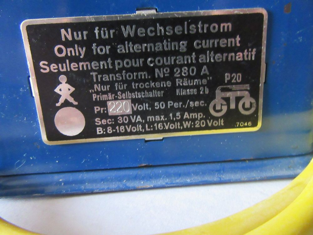 Märklin Transformer 280 | Kaufen auf Ricardo