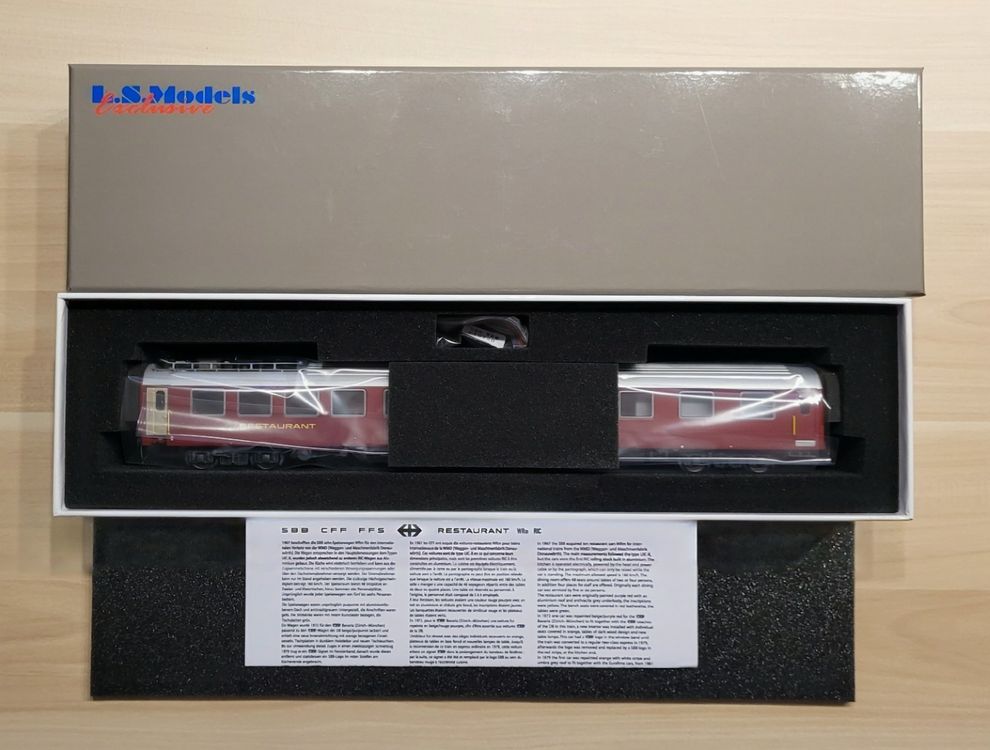 LS Models 9720 SBB CFF FFS RIC WRm Speisewagen Limitiert (Neu und originalverpackt) in ...