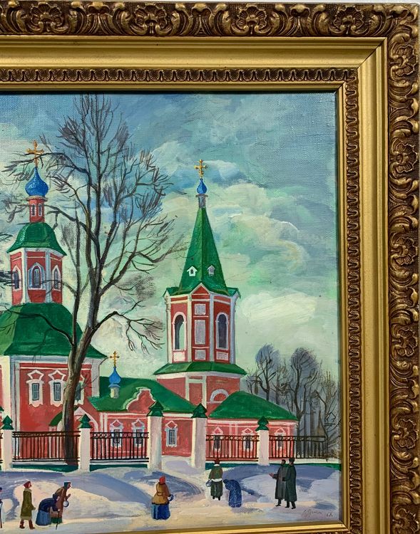 Russisches Winterlandschaft Gemälde unleserlich Signiert (Gebraucht) in Root für CHF 150 – mit ...