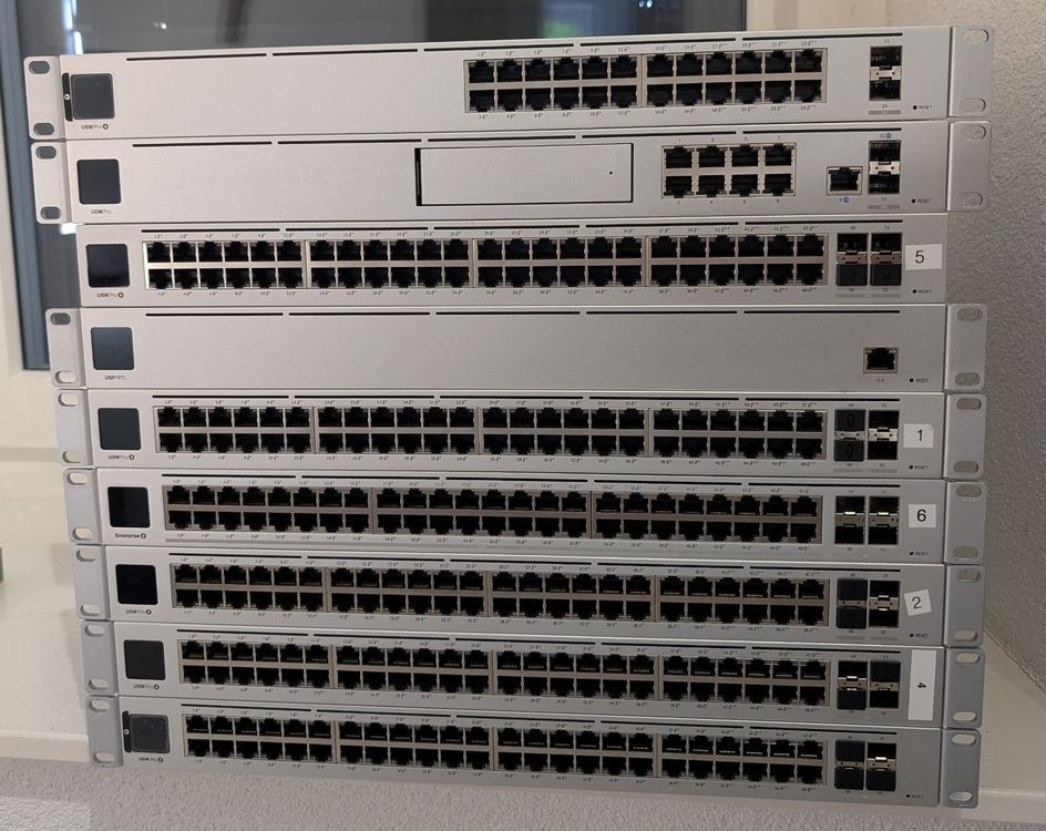 Unifi Switches Pro / Enterprise, UDM / RPS (Gebraucht) in Bavois für ...