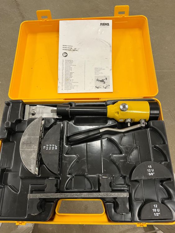 Einhand-Rohrbieger Rems Hydro Swing | Kaufen auf Ricardo