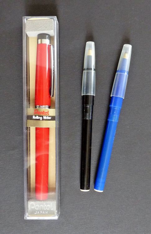 NEW VINTAGE PENTEL R300 + 2 JUMBO REFILL FROM 1980'S (Neu und ...