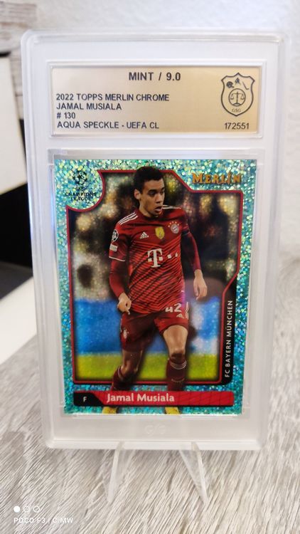 Topps Merlin Box Jamal Musiala /199 Aqua Spectle GSG 9 | Kaufen auf Ricardo