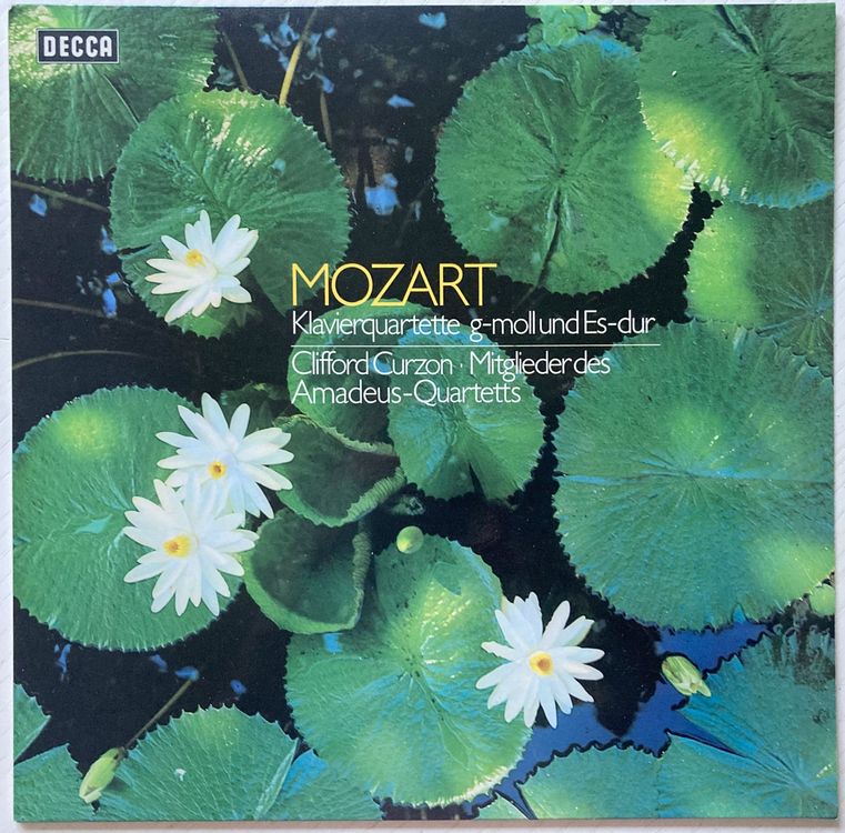 WOLFGANG AMADEUS MOZART - KLAVIERQUARTETTE G-MOLL UND ED-DUR (D ...