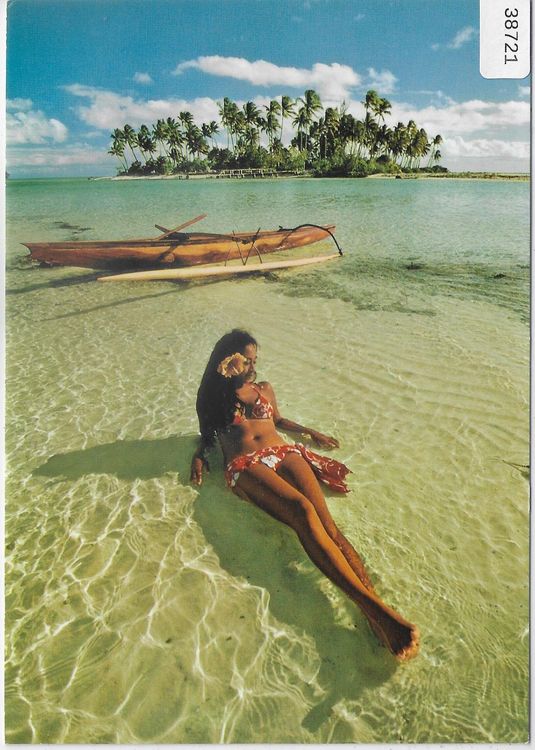 Girl of Tahiti- Bikini-Girl, Pin-up - Beach Girl (Usato) a Ettingen per CHF 2 – con consegna ...