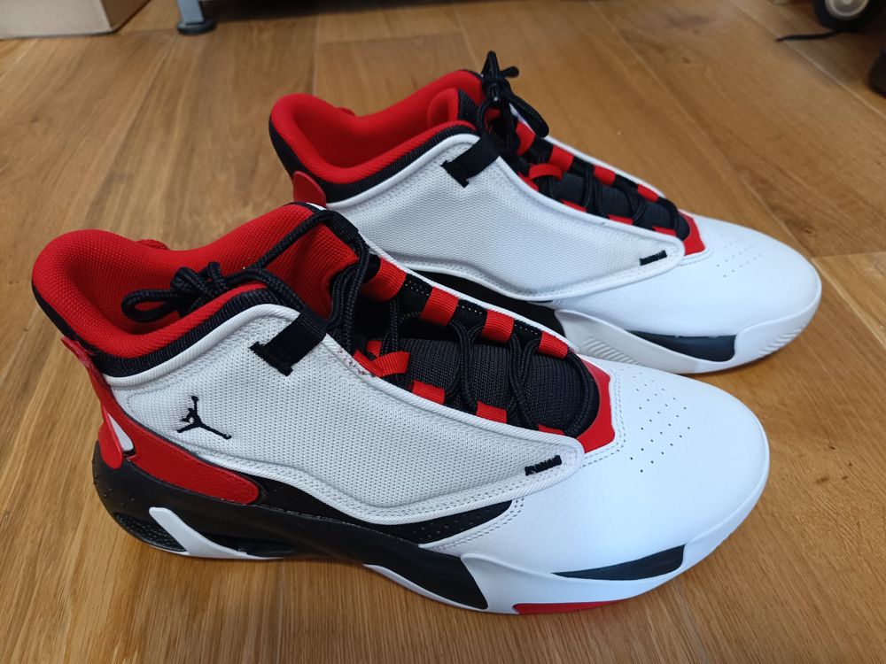 Nike Air Jordan Max Aura 4 "Red white " sneakers Nue Eur 45 (Neu ...