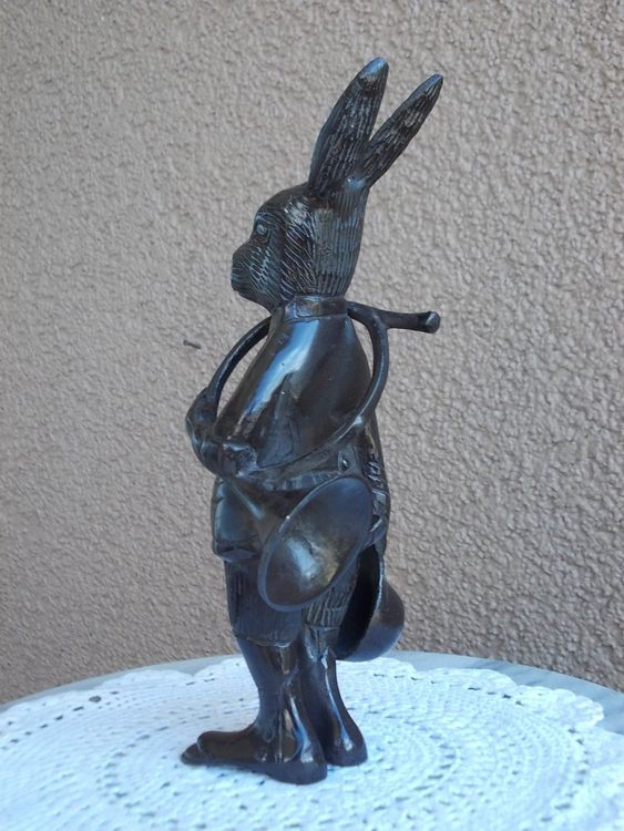 Hommage an die Jäger*Hase mit Jagthorn* TOP gepflegte Bronze (Gebraucht) in Ostermundigen für ...