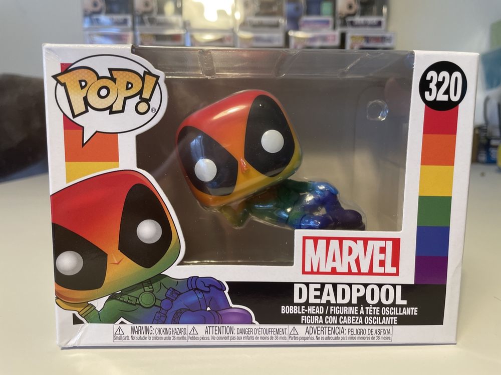 Funko pop Marvel Deadpool 320 pride rainbow edition (Neu und ...