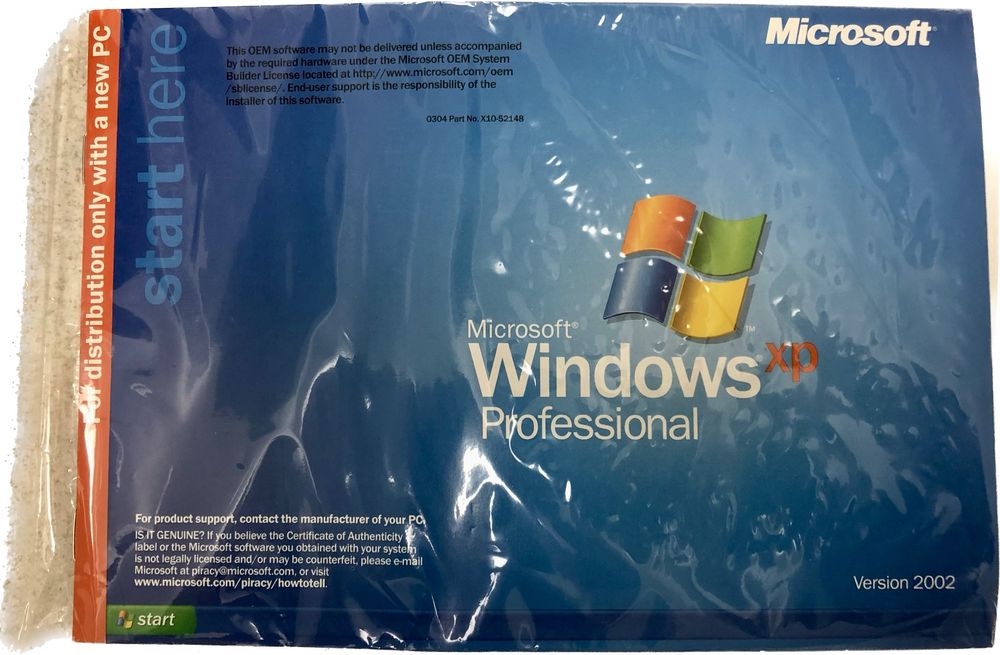 Windows XP Professional 2002 (Neu und originalverpackt) in Bürglen TG ...