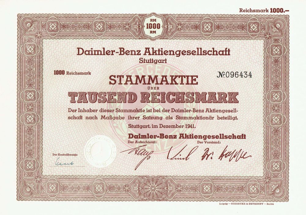 Daimler-Benz AG Stuttgart | Kaufen auf Ricardo