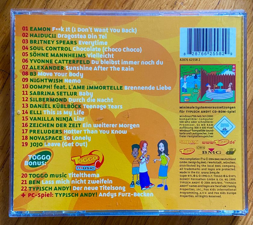 TOGGO 7 • cool hits CD B3 • Nightwish • Emon • Silbermond | Kaufen auf ...